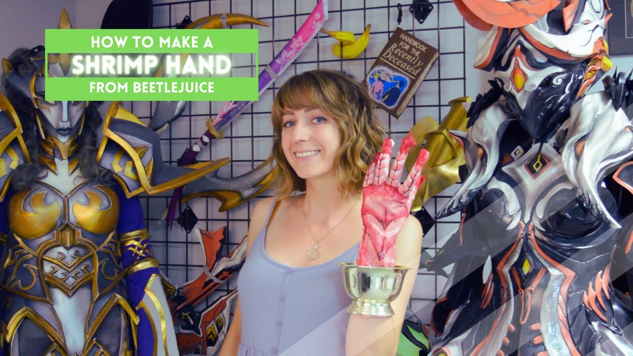 How to Make a Shrimp Hand from Beetlejuice - YouTube