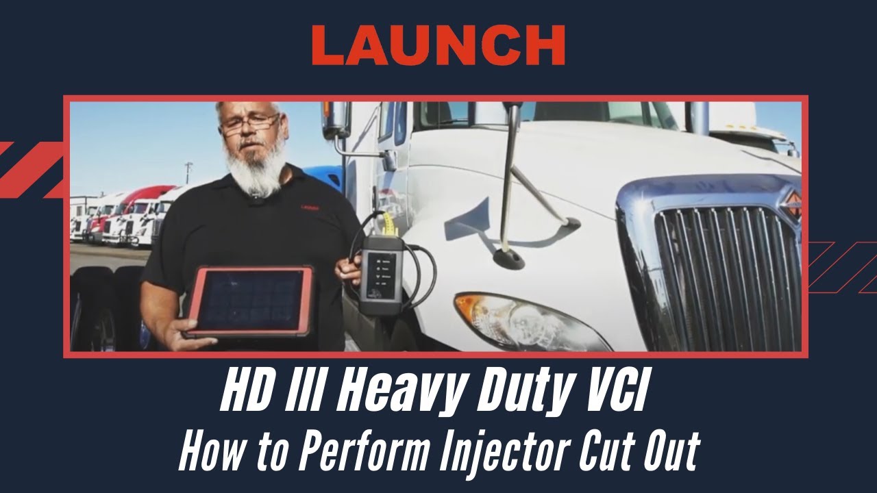 X-431 HDIII | Injector cut out | LAUNCH - YouTube