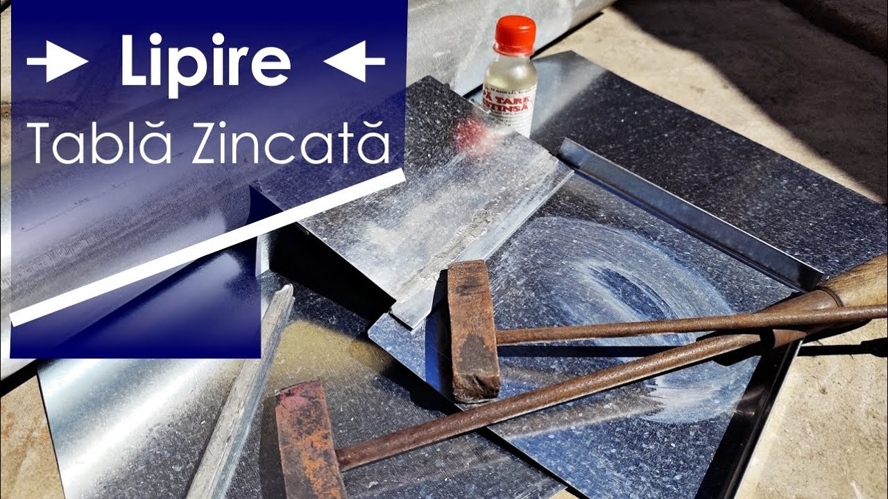 LIPIREA Elementelor din Tabla Zincata ! - YouTube