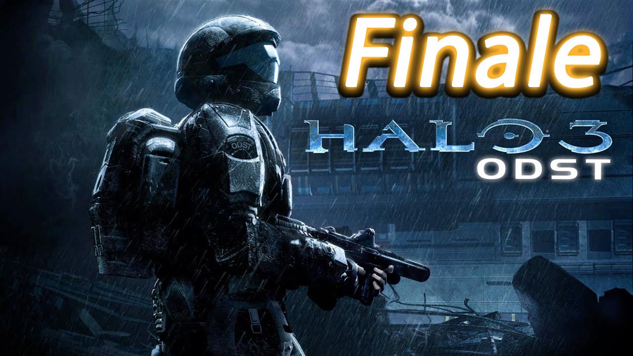 Halo 3: ODST - Finale - Warthog run with Virgil - YouTube