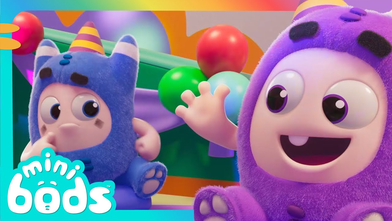 Party Time Pogo | Minibods Baby Oddbods | Funny Educational Cartoons ...