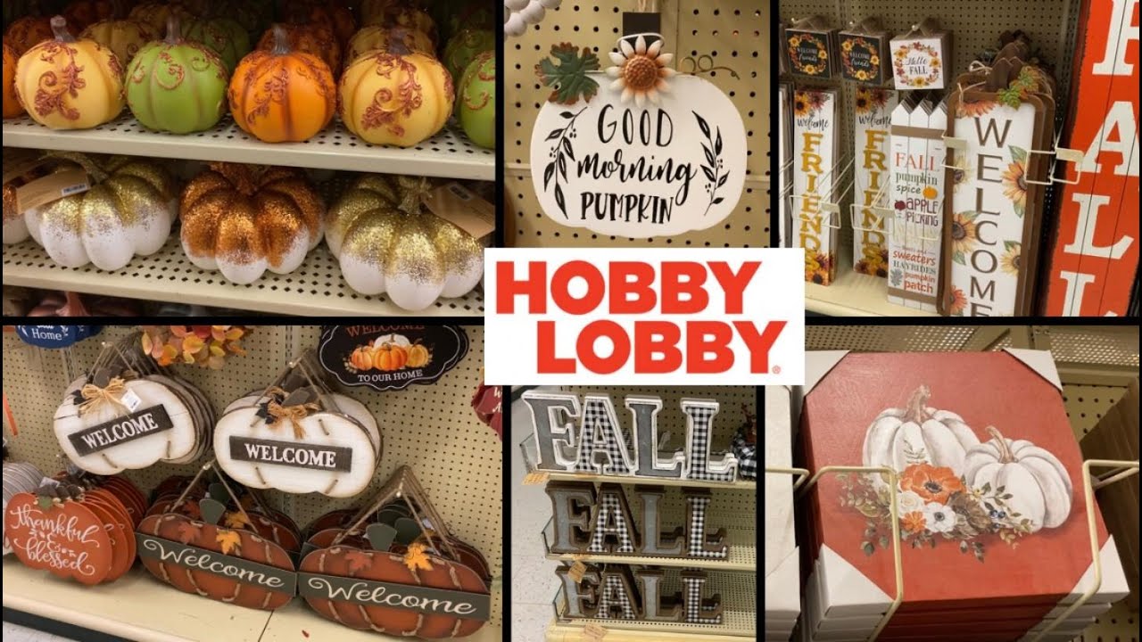 🍁🎃FALL DECOR IS IN STOCK AT HOBBY LOBBY‼️HOBBY LOBBY SHOP WITH ME ...