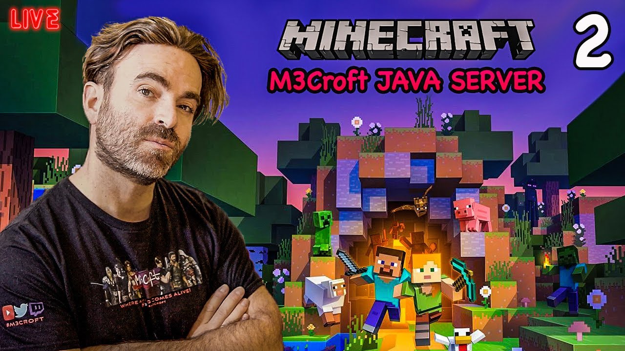 🔴LIVE Minecraft Java | M3Croft Server! Chat! Chill! 🎮 (Part 2) - YouTube