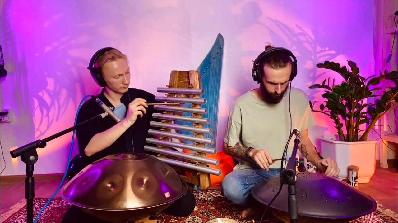 Handpan Meditation Music 20 minutes / Live Hang Drum Music for relax ...