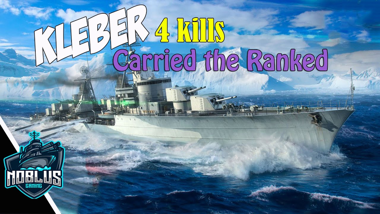 Destroyer Kleber - Ranked - Gameplay World of Warships - YouTube