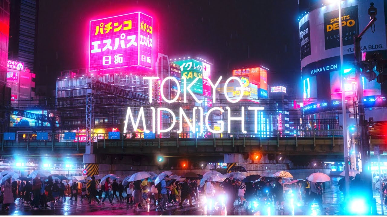 Tokyo Midnight Vaporwave - Lofi Radio - 东京午夜蒸汽波 复古白噪音 | 学习 睡眠 放松 | 宇宙第二 ...