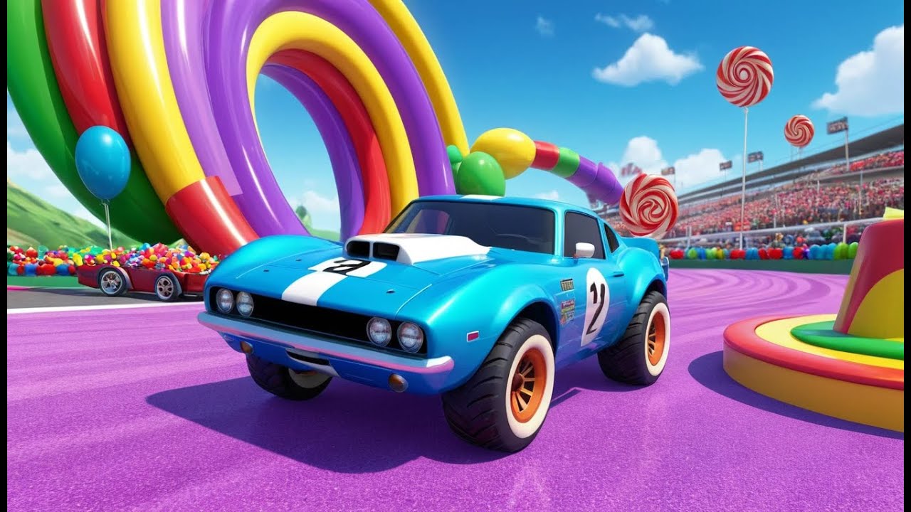 Racing Rex and the Hot Wheels Rally | Fun Dino Song for Kids | Fast ...