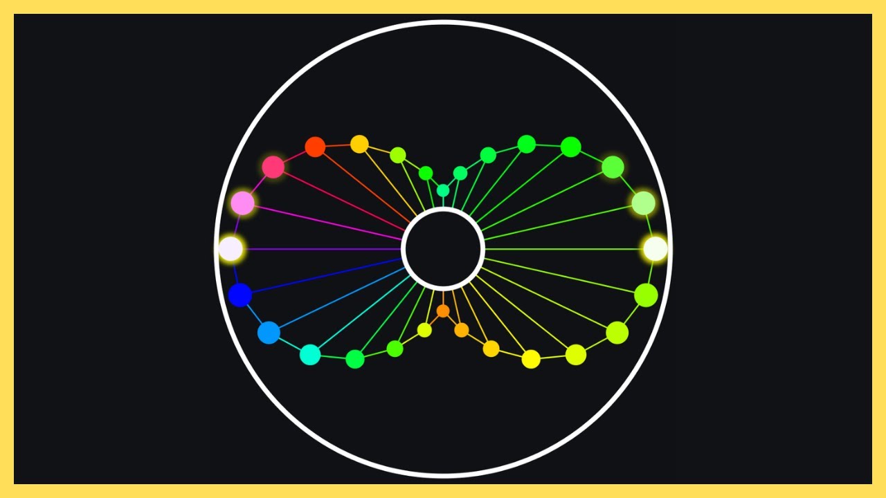 So COOL How This Pendulum Wave Bounces Inside The Circle | Chromatic ...