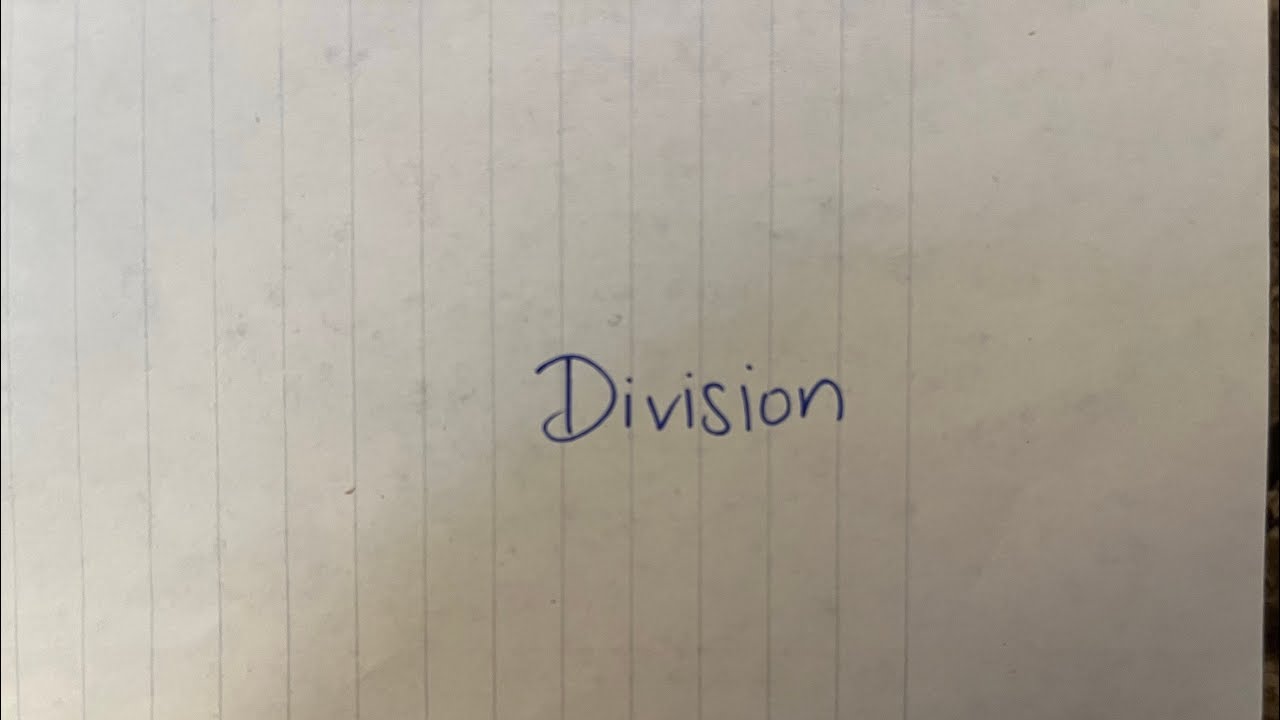 Division (partial products method and long division) - YouTube