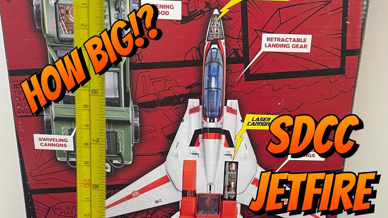 SDCC Jetfire | size comparison - YouTube
