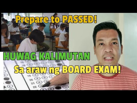 THINGS to PREPARE and what to WEAR on the DAY of your BOARD EXAM // LET ...