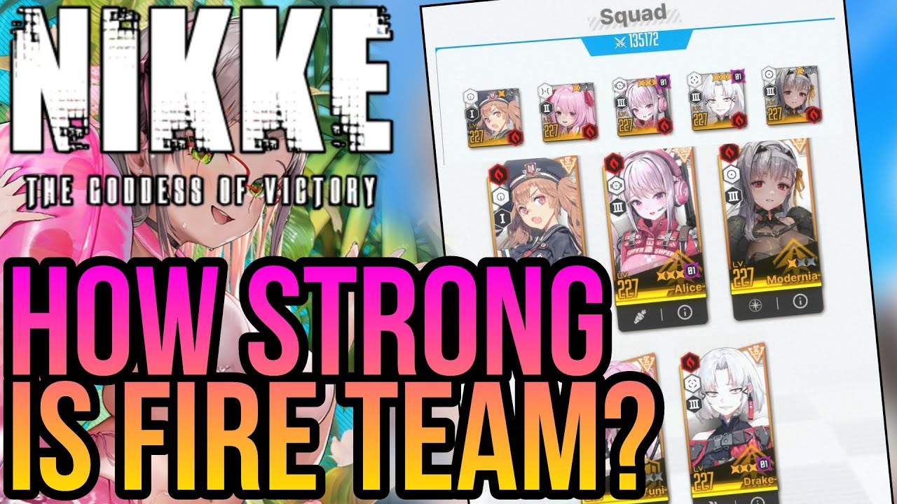 Goddess of Victory: NIKKE - How Strong Is Mono Fire Team *Meta Team ...