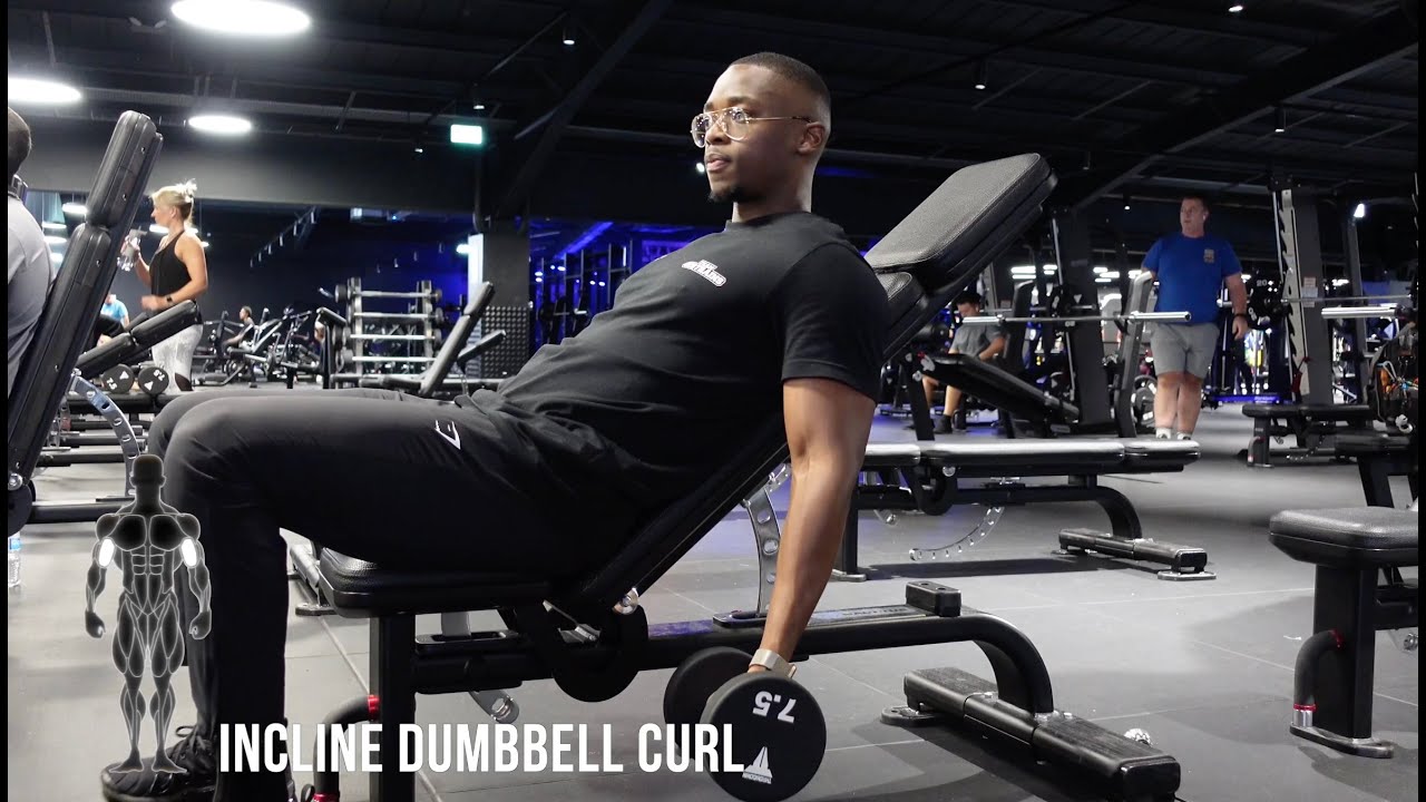 How to Do an Incline Dumbbell Curl | Exercise Tutorial - YouTube