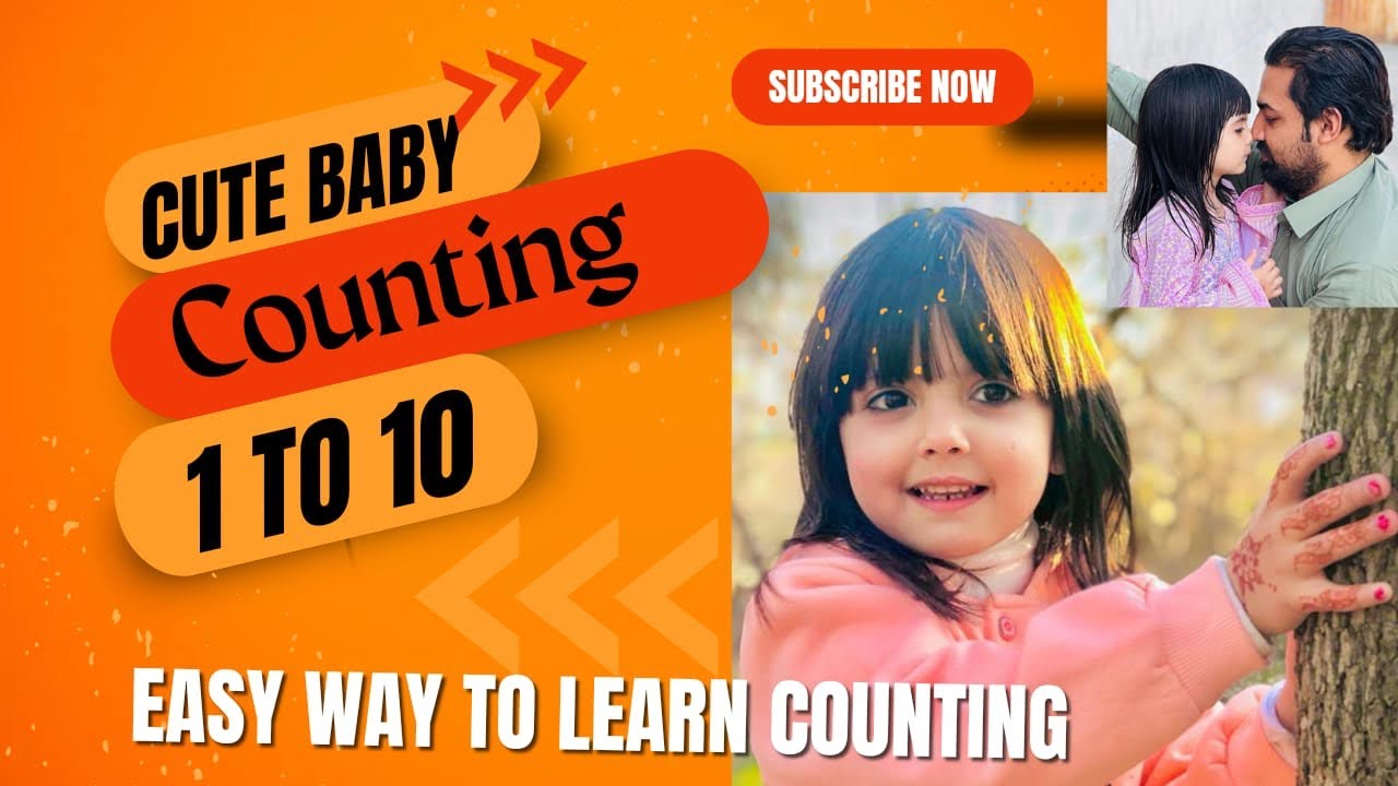 Cute Baby Girl Counting 1 To 10 | Counting | Cute Girl | How To Teach ...