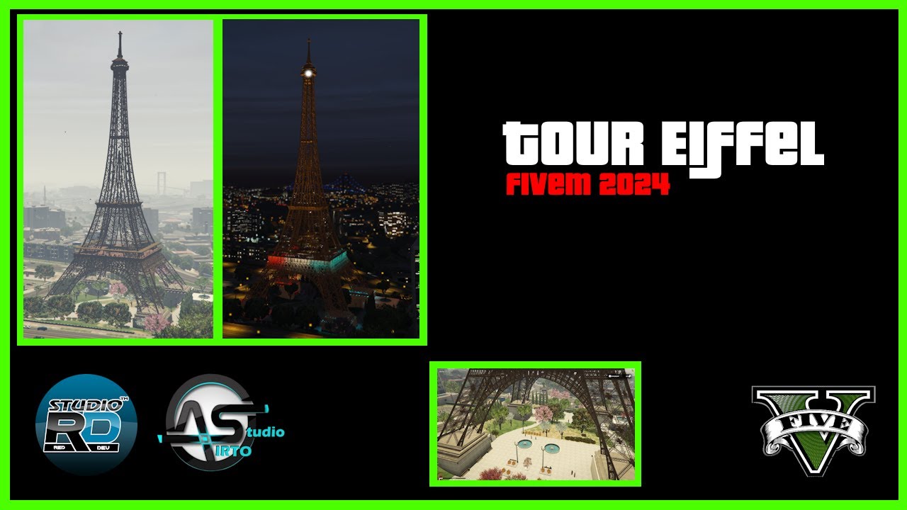 [FiveM] Tour Eiffel 2024 FiveM ready - YouTube
