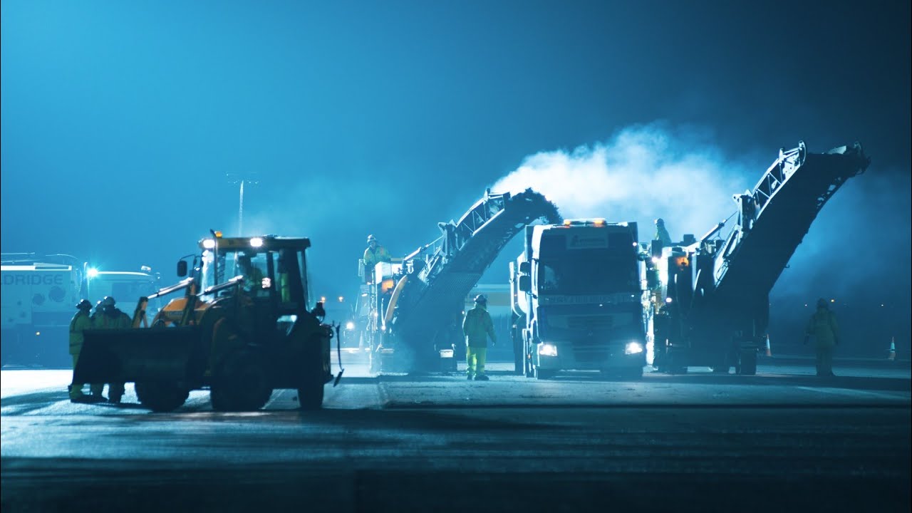 Heathrow Southern runway repairs explained – Part 2 - YouTube