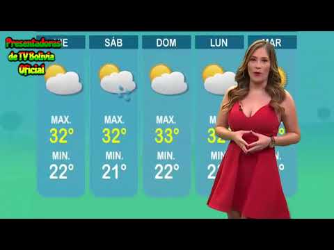 💕🔥  Hermosa presentadora del clima