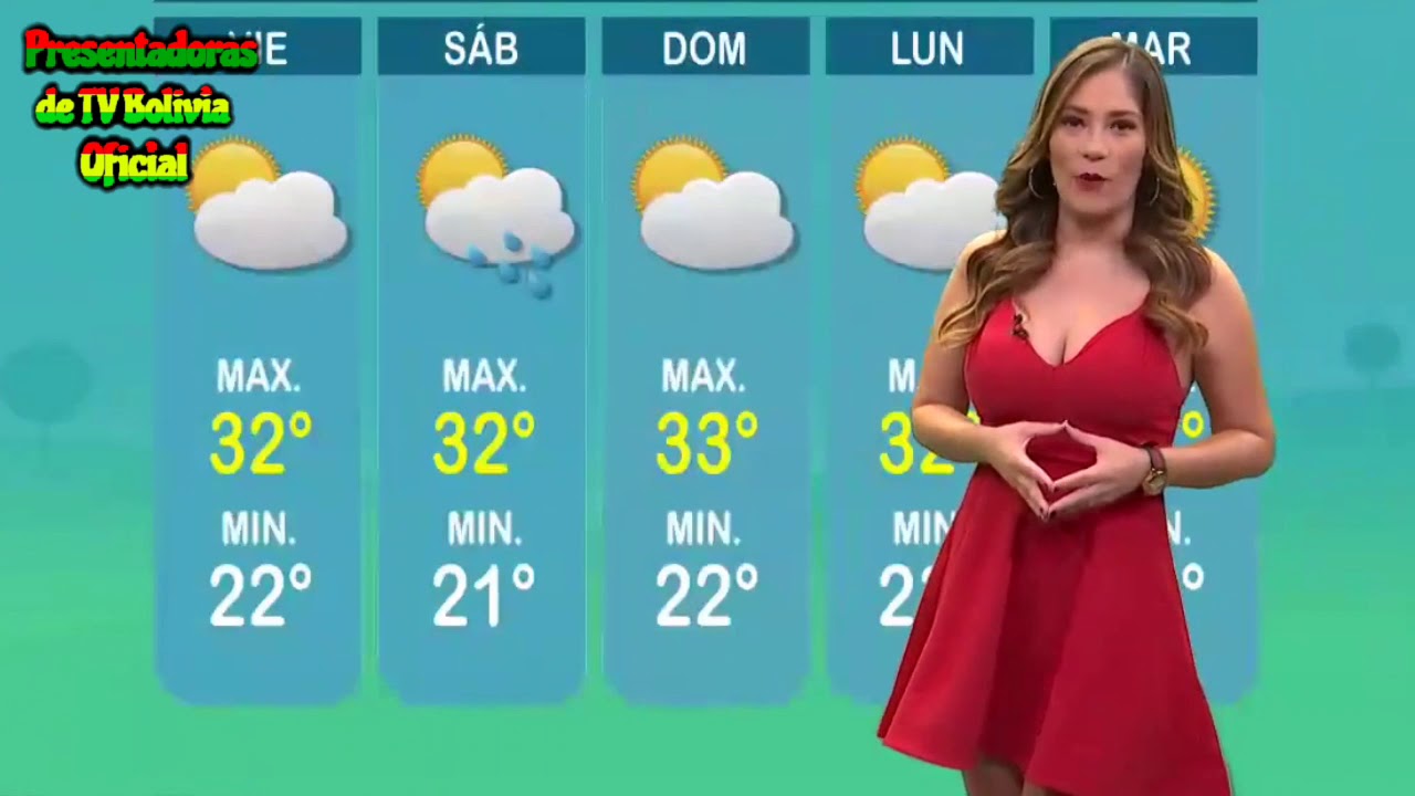 💕🔥 Hermosa presentadora del clima - YouTube