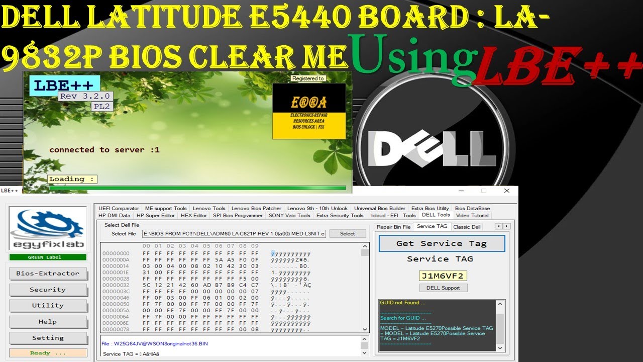 Dell Latitude E5440 | Board Number LA-9832P | BIOS clear ME - YouTube