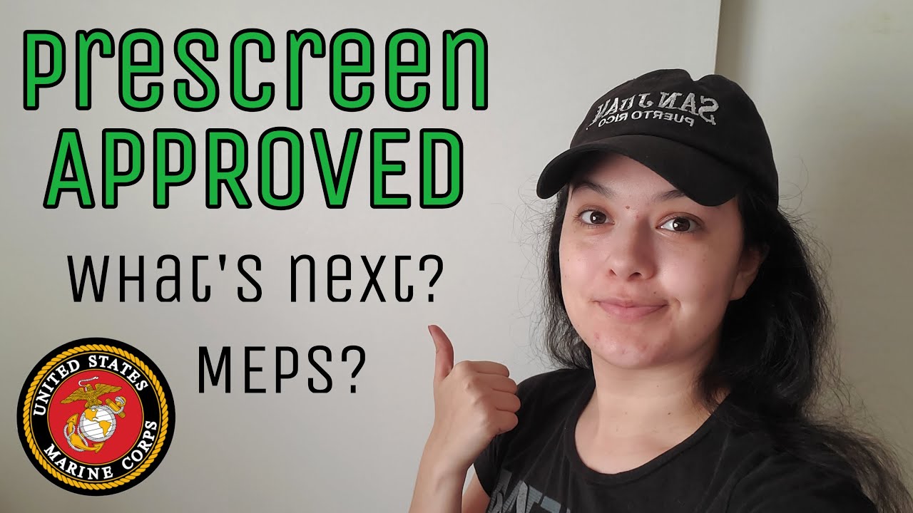 PRESCREEN APPROVED | MEPS Self-Harm Waiver Update - YouTube