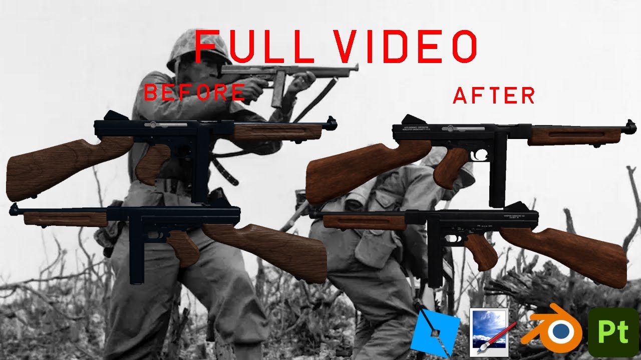 Roblox Nocol retexturing the Thompson.(Full version) - YouTube