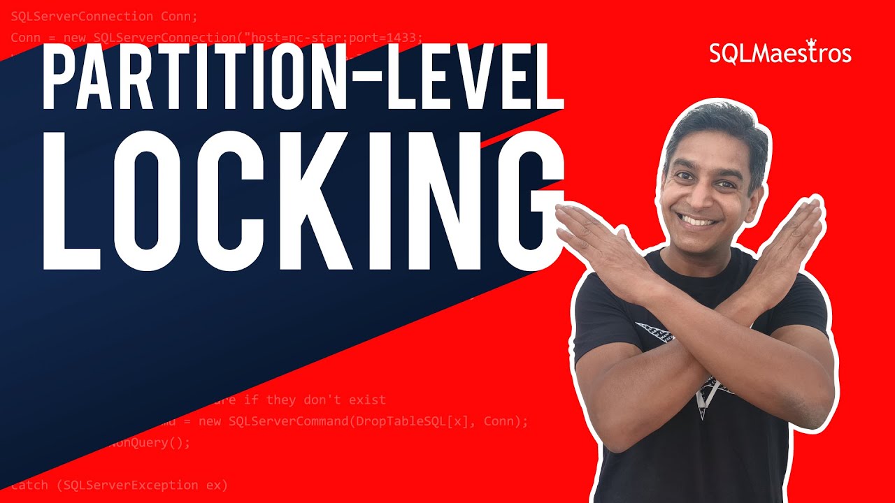 Partition-Level Locking Performance Technique - YouTube