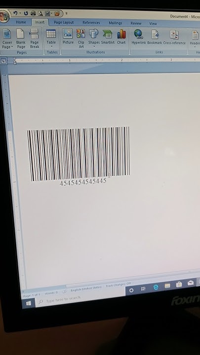 MS word me Bar Code kaise banaye #computer #computers #computerscience #computerart # ...