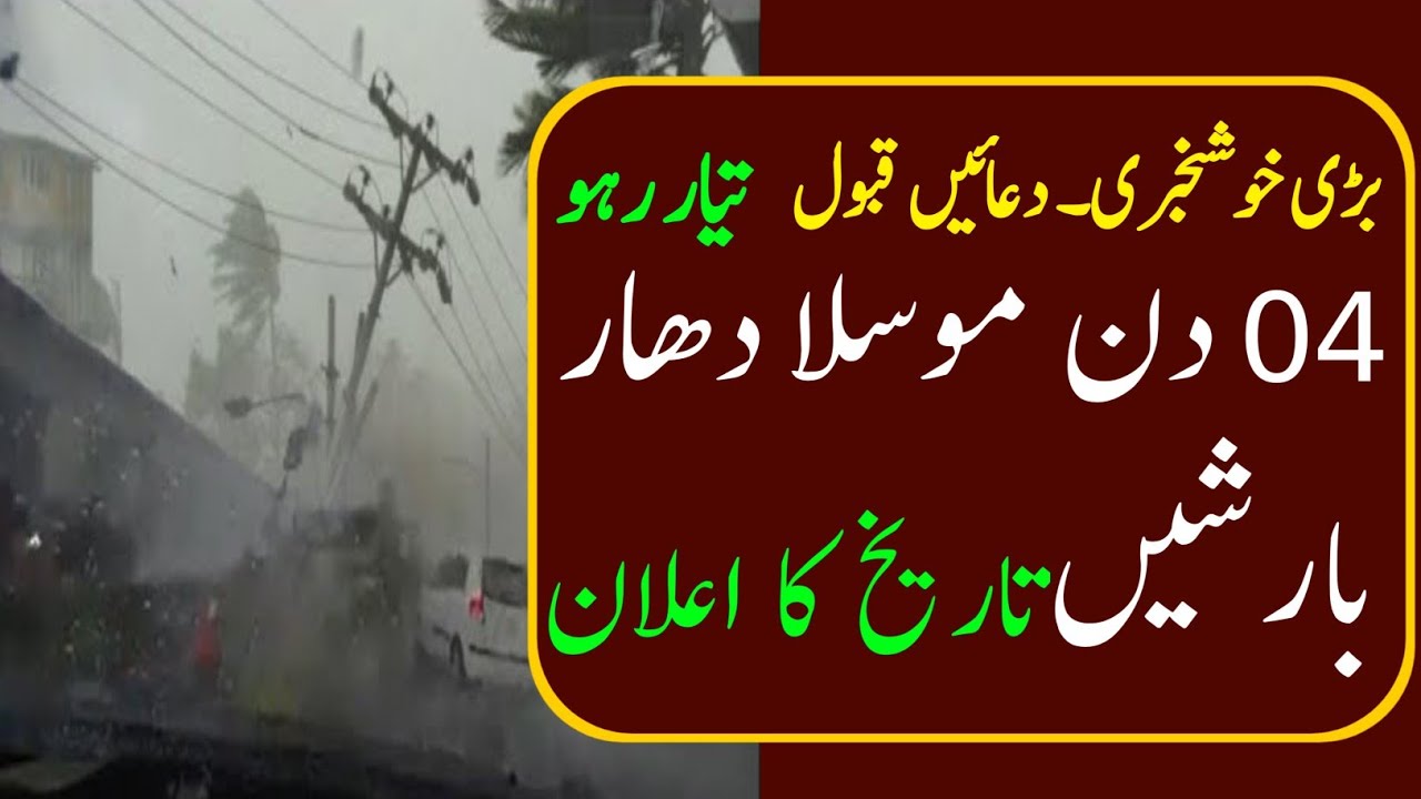 Breaking weather update | Stormy Rains will start after cold wave ...