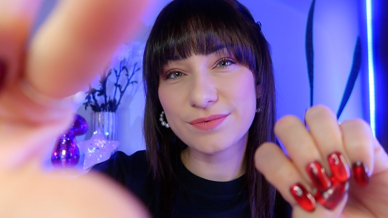 ASMR Clicky Mouth Sounds with Hand Movements (Sleep Inducing Whispers ...