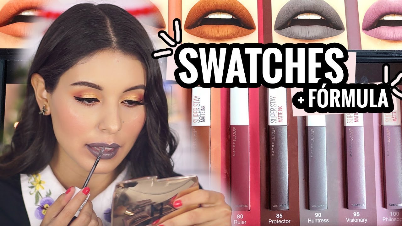 LABIALES MAYBELLINE SUPERSTAY MATTE INK NUEVOS TONOS - YouTube