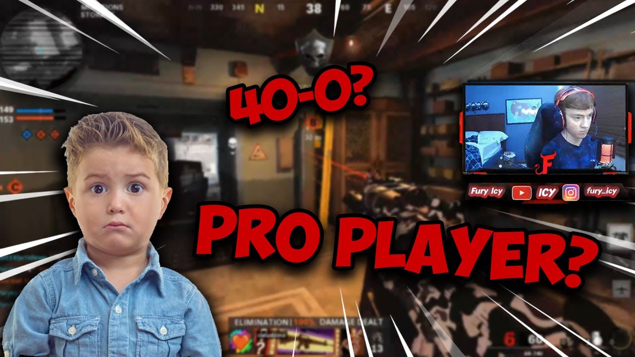 Pro Player Convinces 10 Year Old it's His First Game! - YouTube