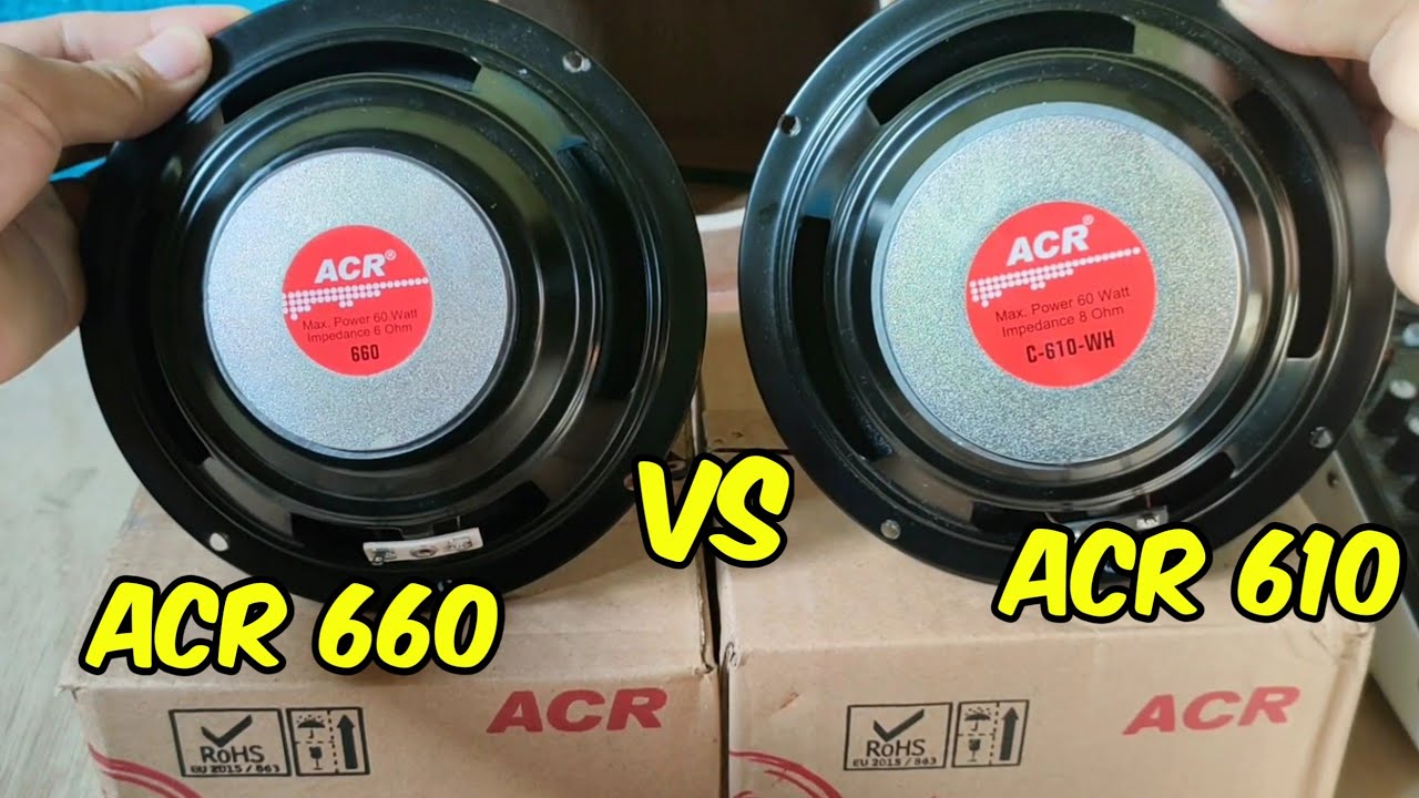 compare speaker acr 6 inch ada acr 660 vs acr 610 miniatur sound system ...