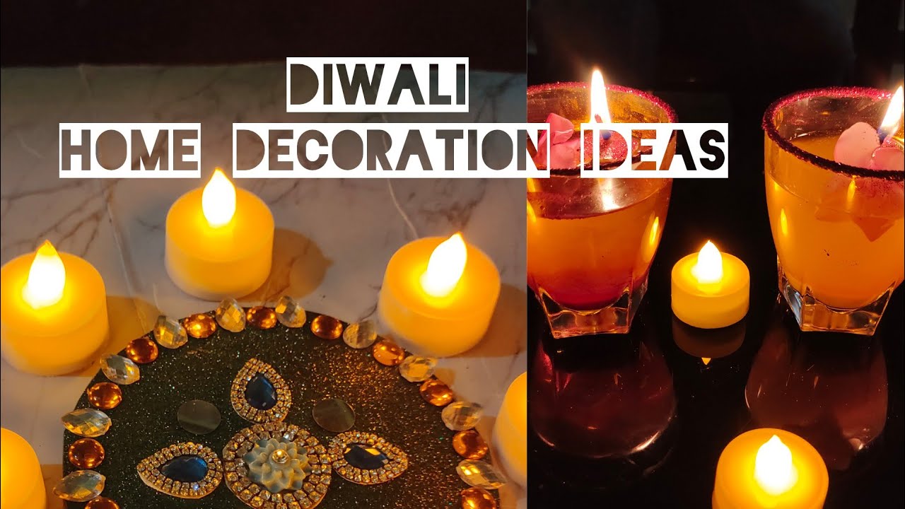 Diy Diwali Decoration Ideas||4 Amazing Diwali Home Decoration with ...