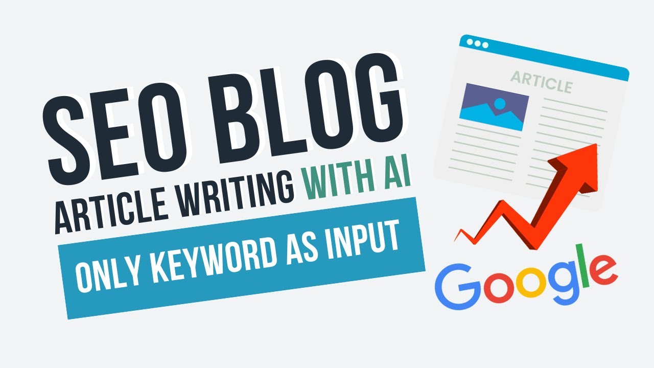 How To Write SEO Friendly Blog Article with AI - YouTube