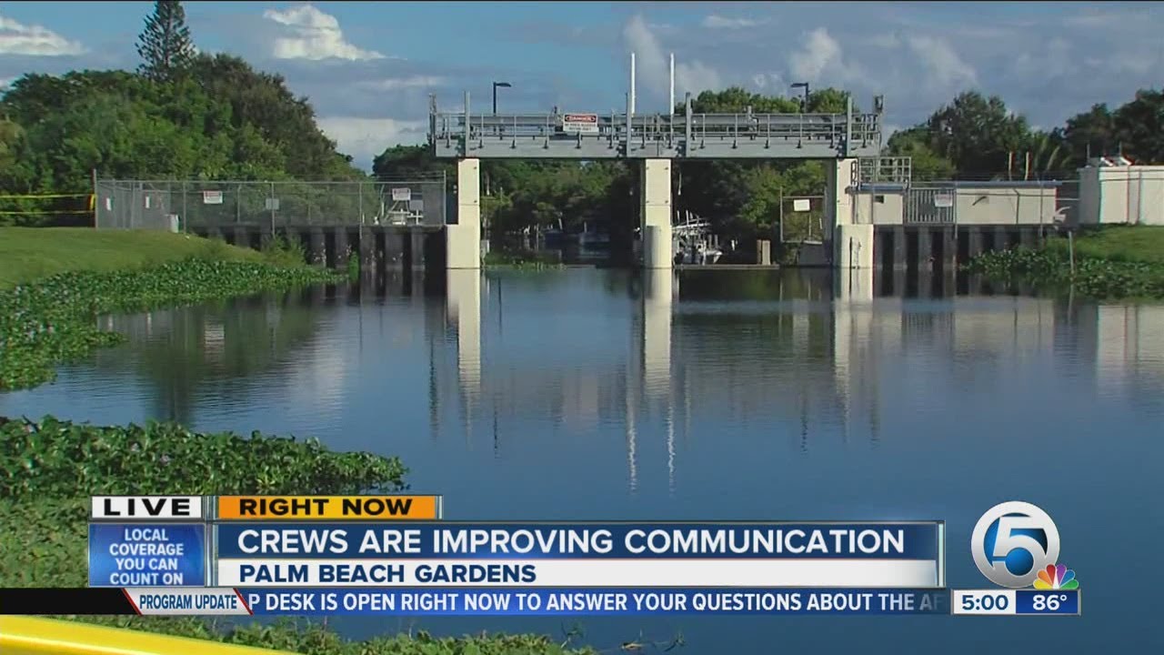 Canal spillway concerns neighbors in Palm Beach Gardens - YouTube