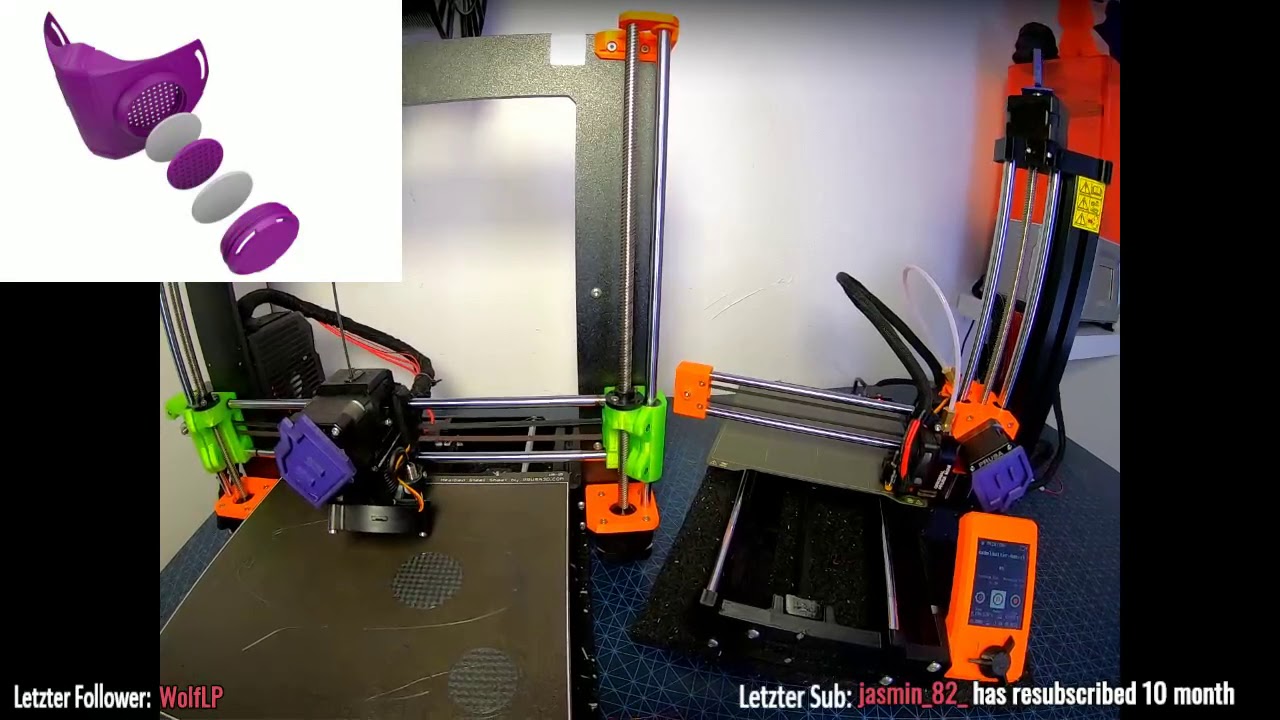 Originalen Prusa i3 MK3S - Originalen Prusa MINI - Covid19 - Corona N95 ...