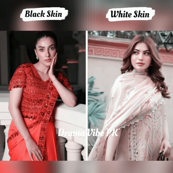 Pakistani Actress Black Skin 🆚 White Skin 👌 ️👌#foryou #trending #love # ...
