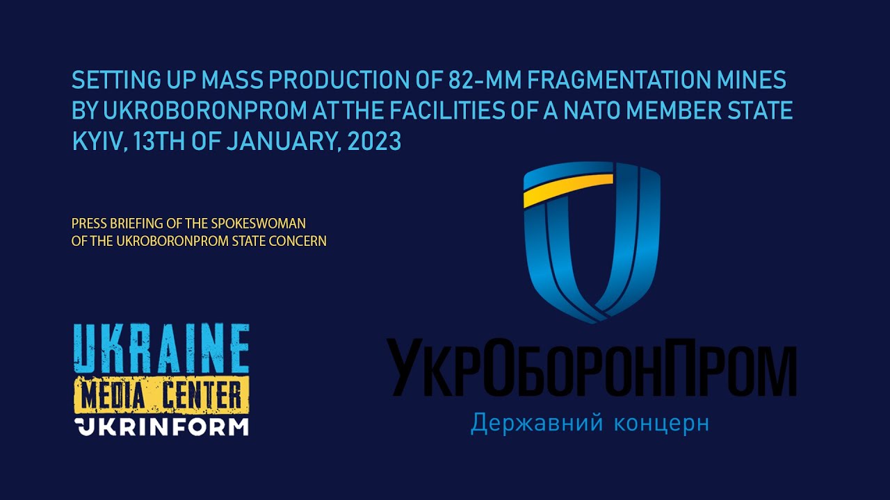 Nataliya Sad, Spokeswoman of the Ukroboronprom State Concern - YouTube