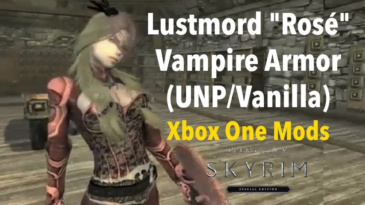 Lustmord "Rosé" Vampire Armor (UNP/Vanilla) Skyrim SE Xbox One Mods ...