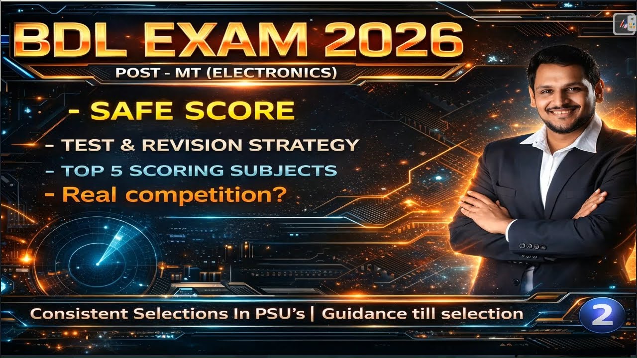 BDL MT ELECTRONICS FINAL STRATEGY | LAST WEEK PREPARATION GUIDE | MOCK ...