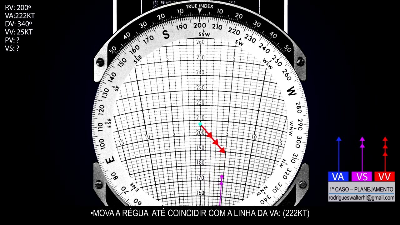 computador de voo - 1º Caso -- Planejamento - YouTube