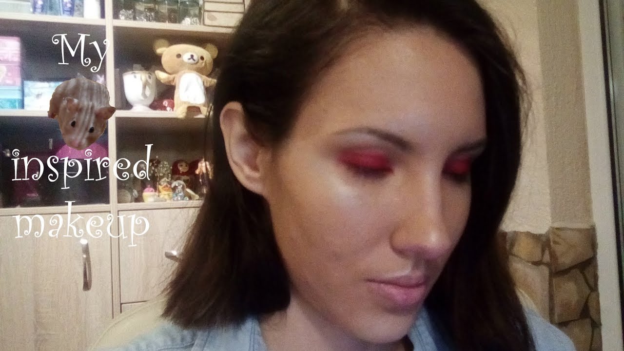 My HAMSTER inspired my MAKEUP - YouTube