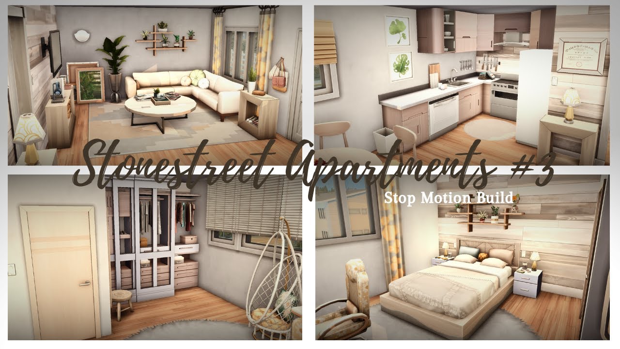 Stonestreet Apartments #3 Renovation | The Sims 4 Stop Motion ...