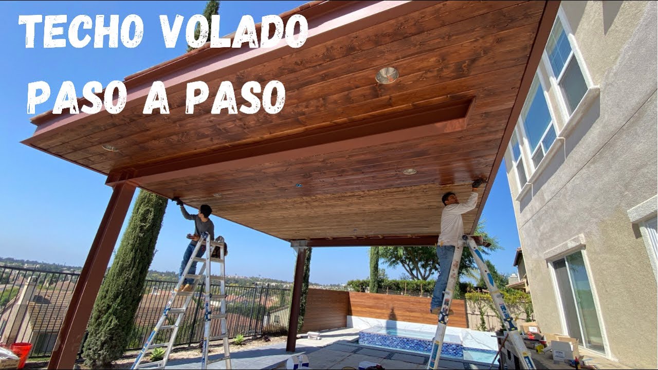 COMO HACER UN TECHO VOLADO CON ACERO Y MADERA. SECRETOS REVELADOS ...