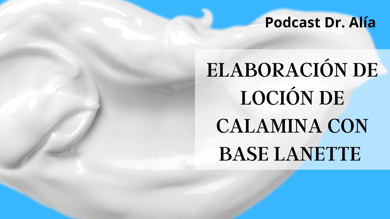 Elaboración loción de calamina con base lanette | Loción de calamina de ...