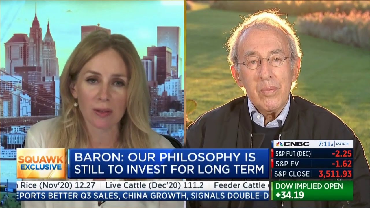 Full Interview Ron Baron on Tesla, SpaceX, and Amazon. CNBC October 14 ...