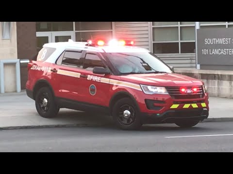 Reading Fire Department Car 8 Responding 5/8/18 - YouTube