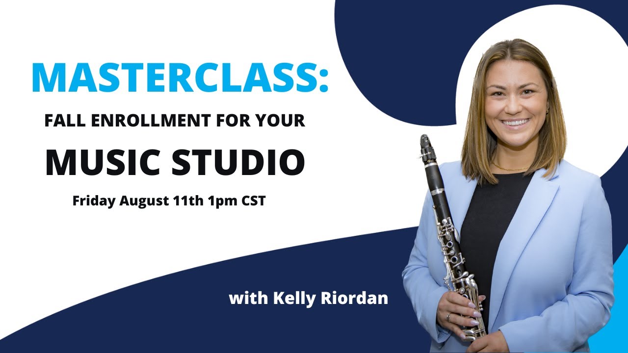 Music Lesson Studio Fall Enrollment Masterclass - YouTube