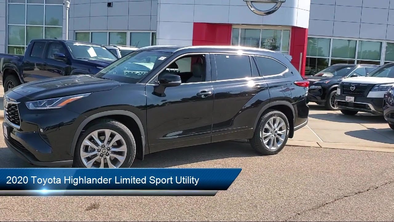 2020 Toyota Highlander Limited Sport Utility X6229 Eden Prairie - YouTube