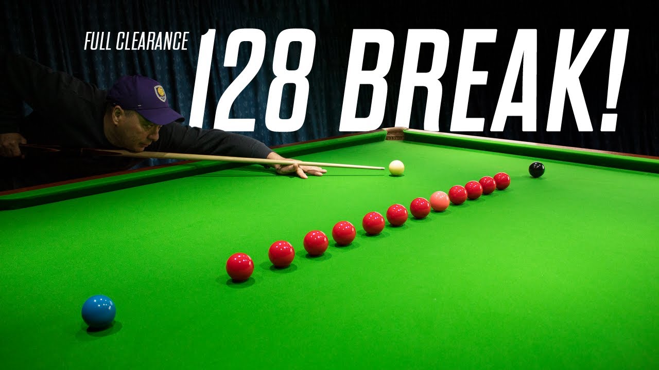HIGH 128 SNOOKER BREAK! | Can ANYONE Hit a Century Break? - YouTube